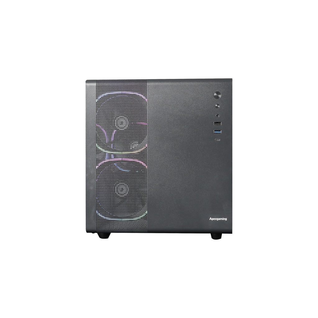 Apexgaming V300 Cube Micro-ATX Gaming Case - Black – Apexgaming Online