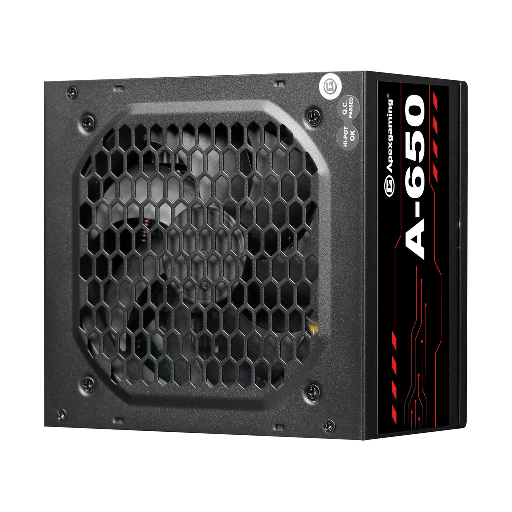Apexgaming A-650 650Watt 80 PLUS Silver Silent Power Supply ...