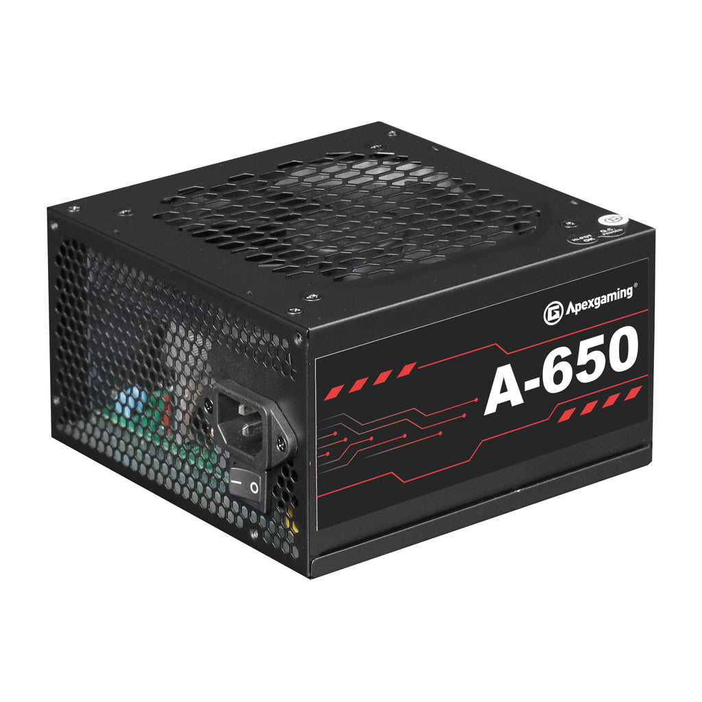 Apexgaming A-650 650Watt 80 PLUS Silver Silent Power Supply ...