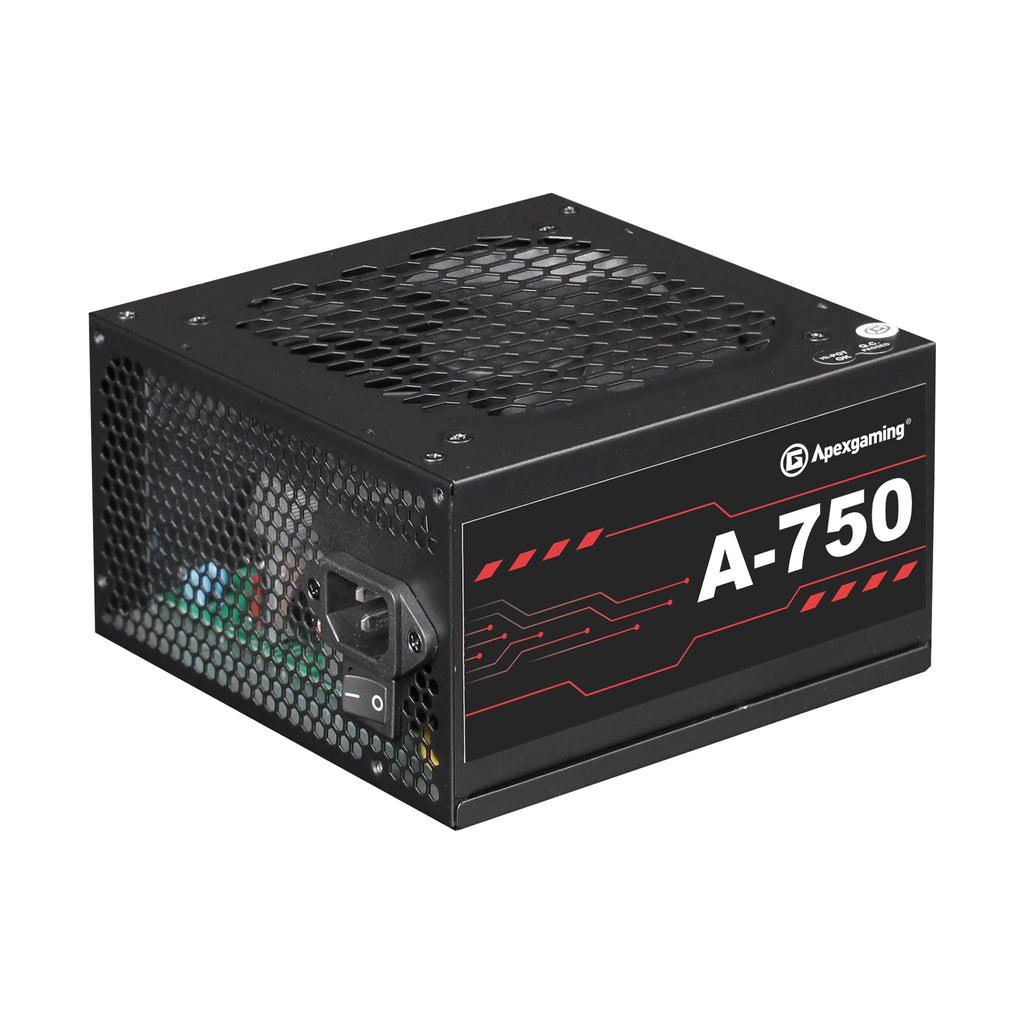Apexgaming A-750 750Watt 80 PLUS 銀色靜音電源 – Apexgaming Online