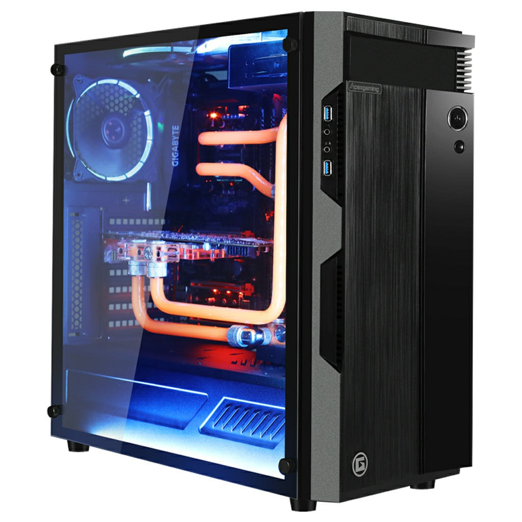 Apexgaming M1 ATX Mid Tower Case - Tempered Glass Edition – Apexgaming ...